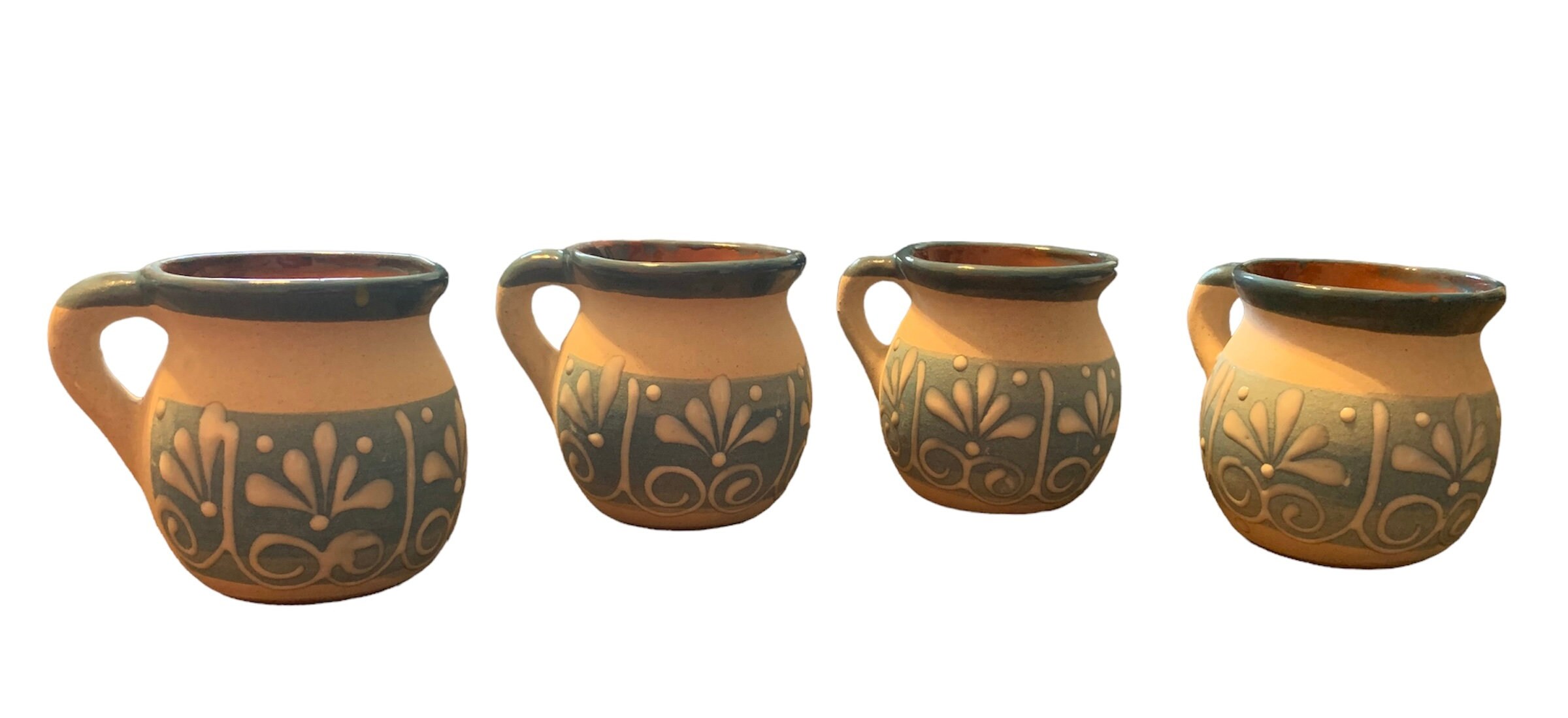 4 Pack JARRITOS Mexican Cups Mexican Tazas Handmade Mexican - Etsy