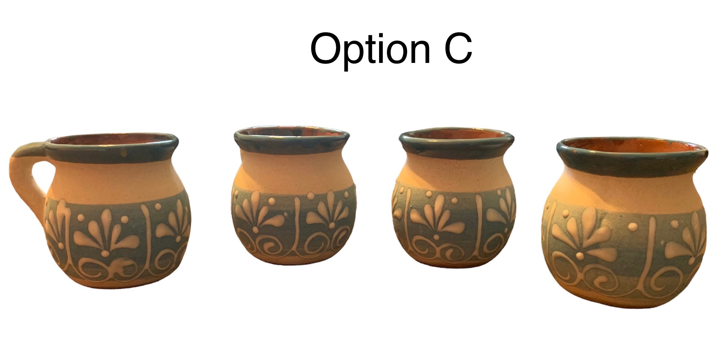 4 Pack JARRITOS Mexican Cups Mexican Tazas Handmade Mexican - Etsy