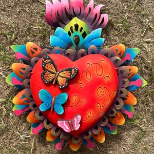 Metal Sacred Heart - Etsy