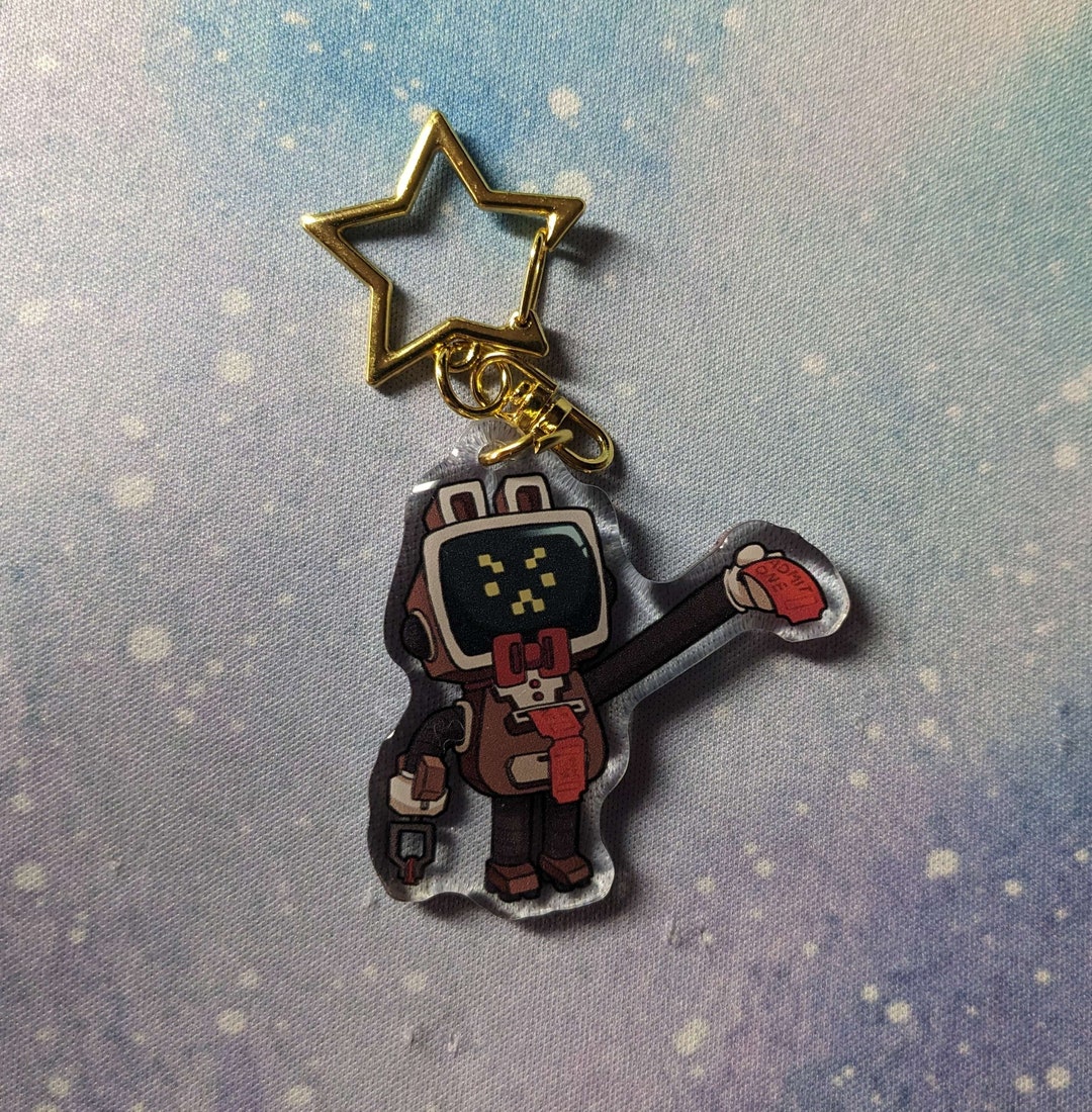 Usher Bearbot Acrylic Charm - Etsy