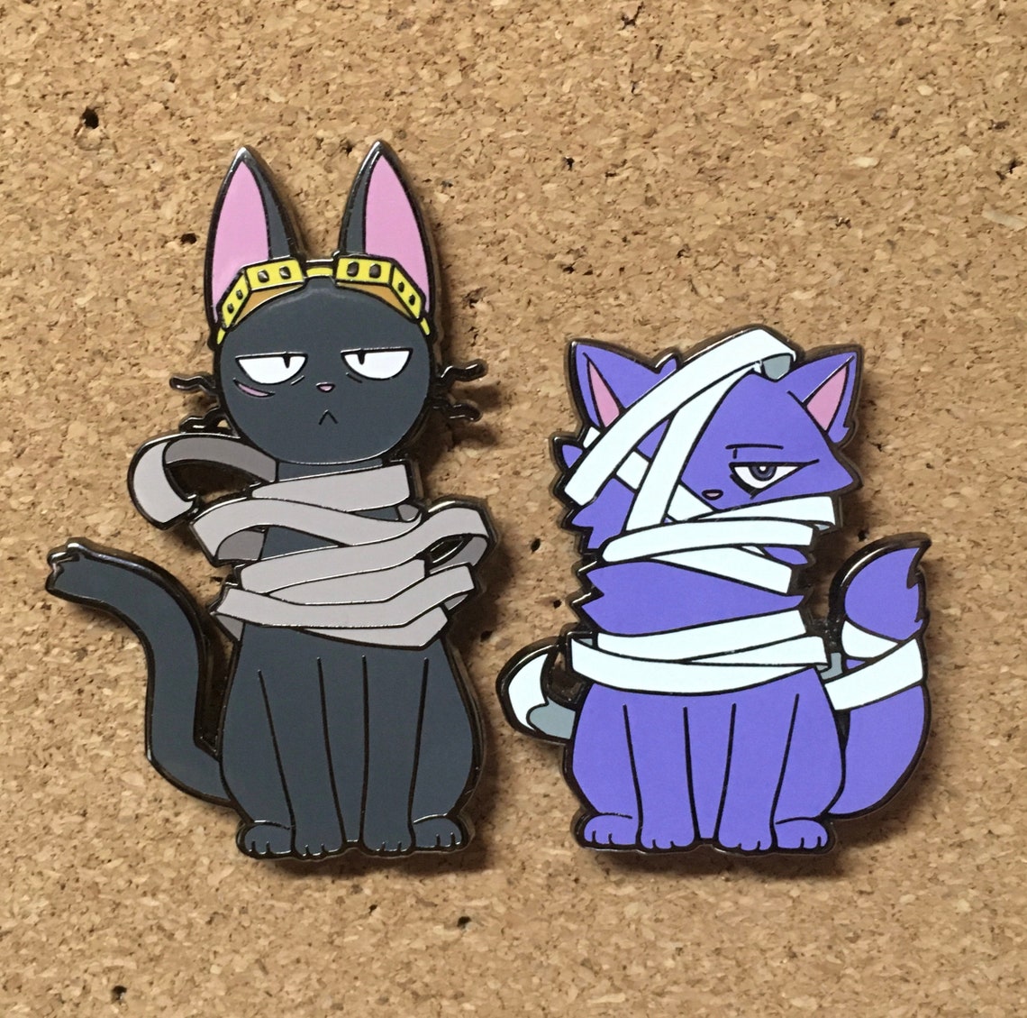 Nekozawa and Shinkitty Enamel Pins - Etsy
