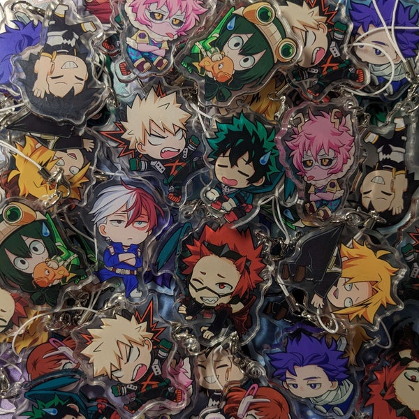 My Hero Academia Keychain - Etsy