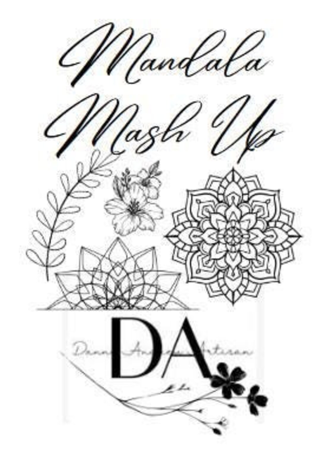Mandala Mash up Coloring Pages - Etsy
