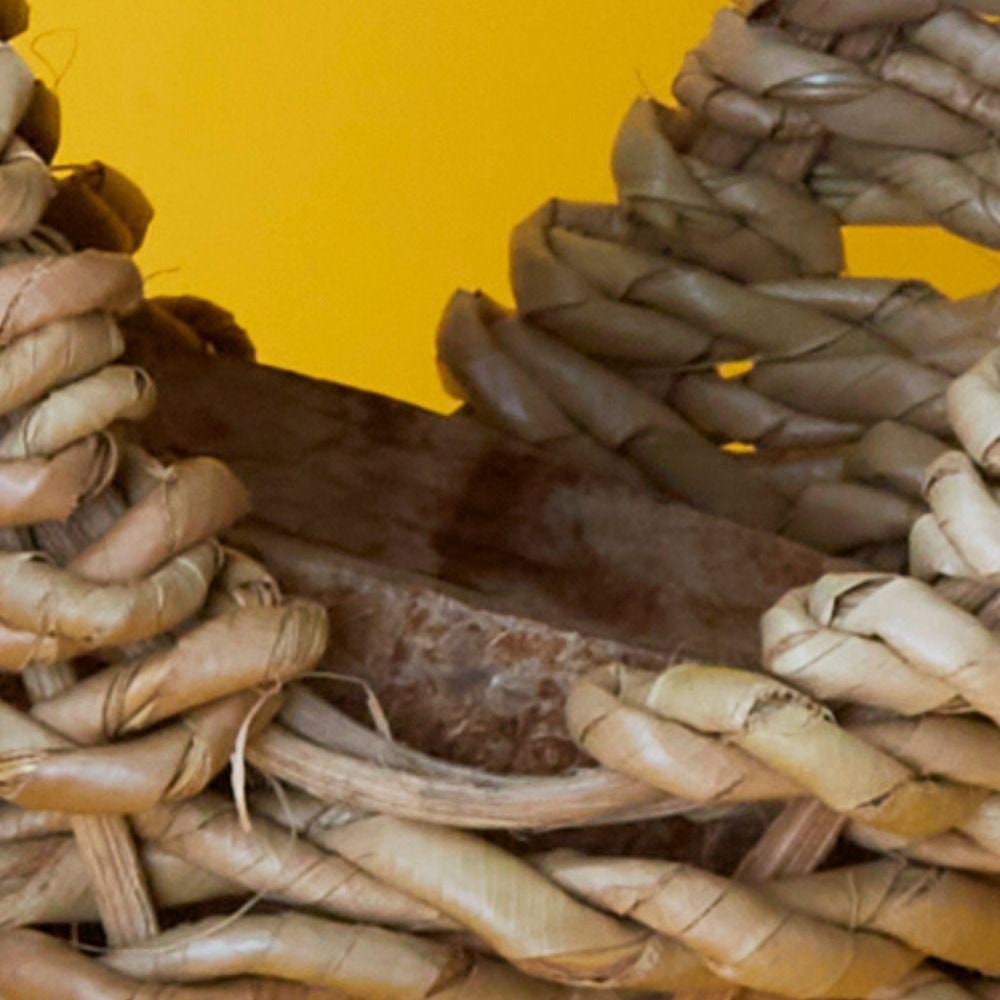 Philippines Hand Woven Natural Buri Rope Bird House Outdoor & Gardening ...