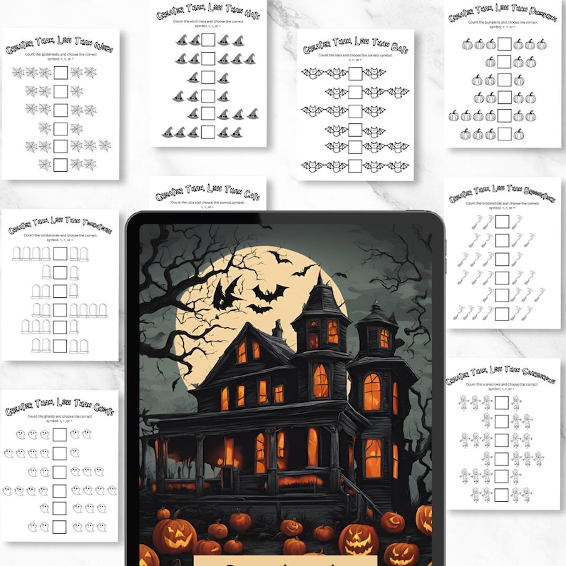 Greater Than Less Than Worksheets - Printable Math Activities for ...