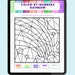 Color by Numbers Rainbow Education Printable Coloring Printable ...