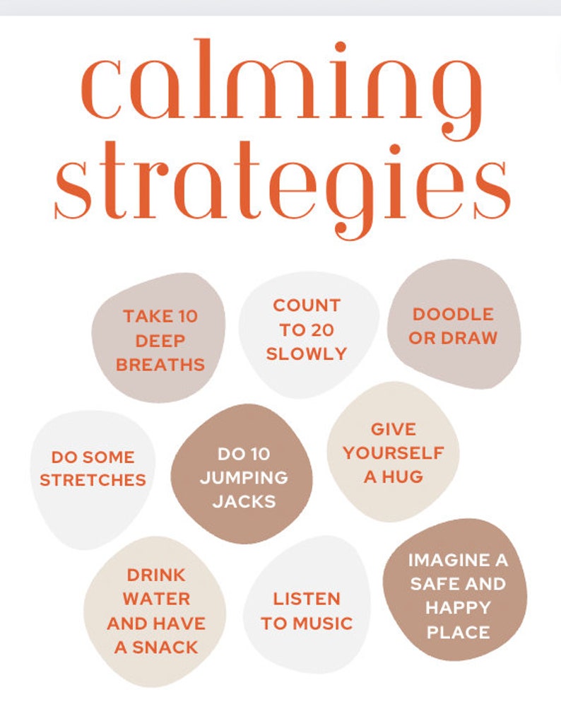 20 Calming Corner Posters Digital Download Instant Download Calm Corner ...