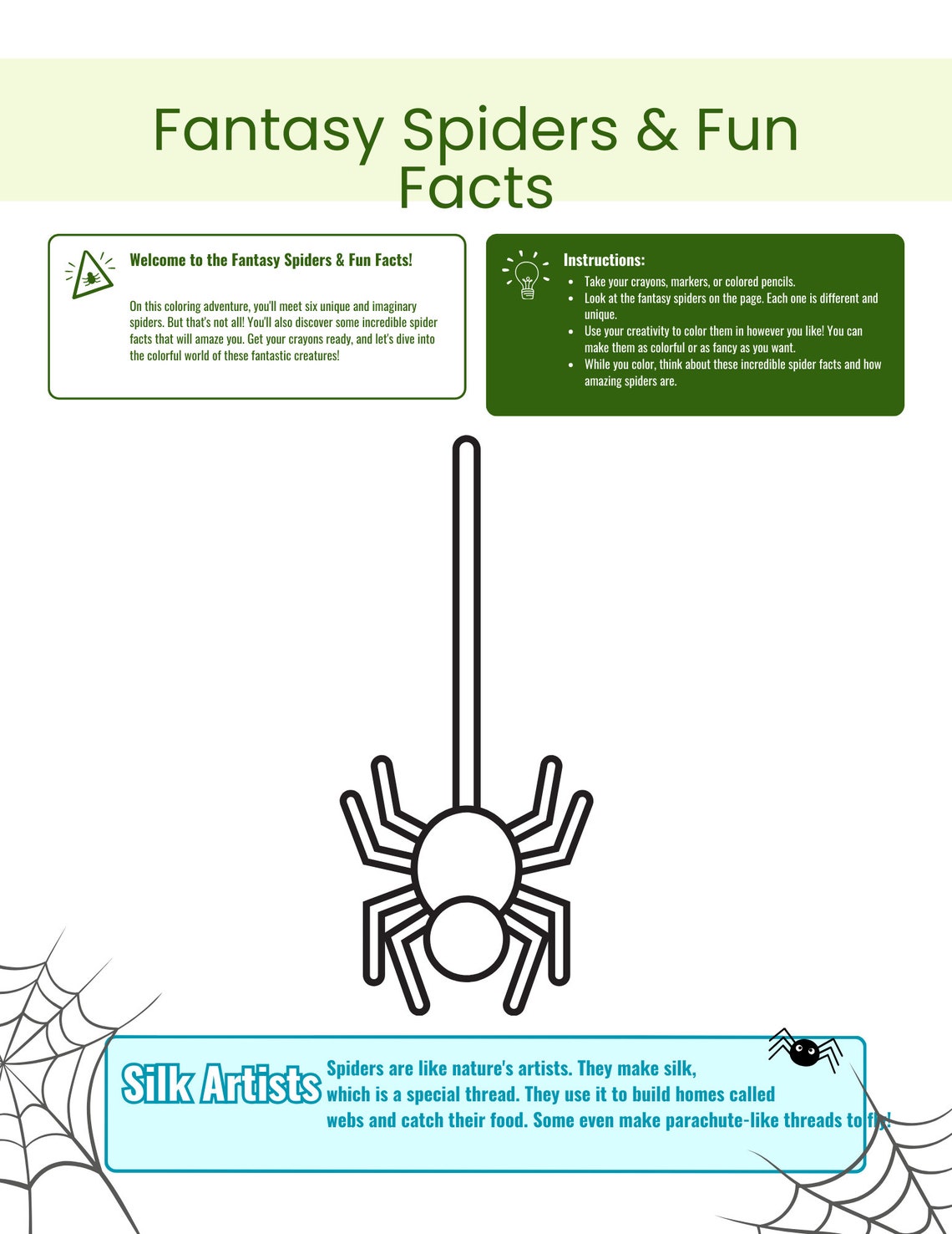 Printable Spider Activities for Preschoolers| Preschool Printables ...