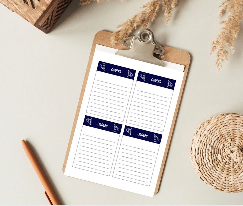 Kids Restaurant Activity Pack: Printable Menu, Pizza Decor (PDF) - Etsy