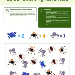 Printable Spider Activities for Preschoolers| Preschool Printables ...