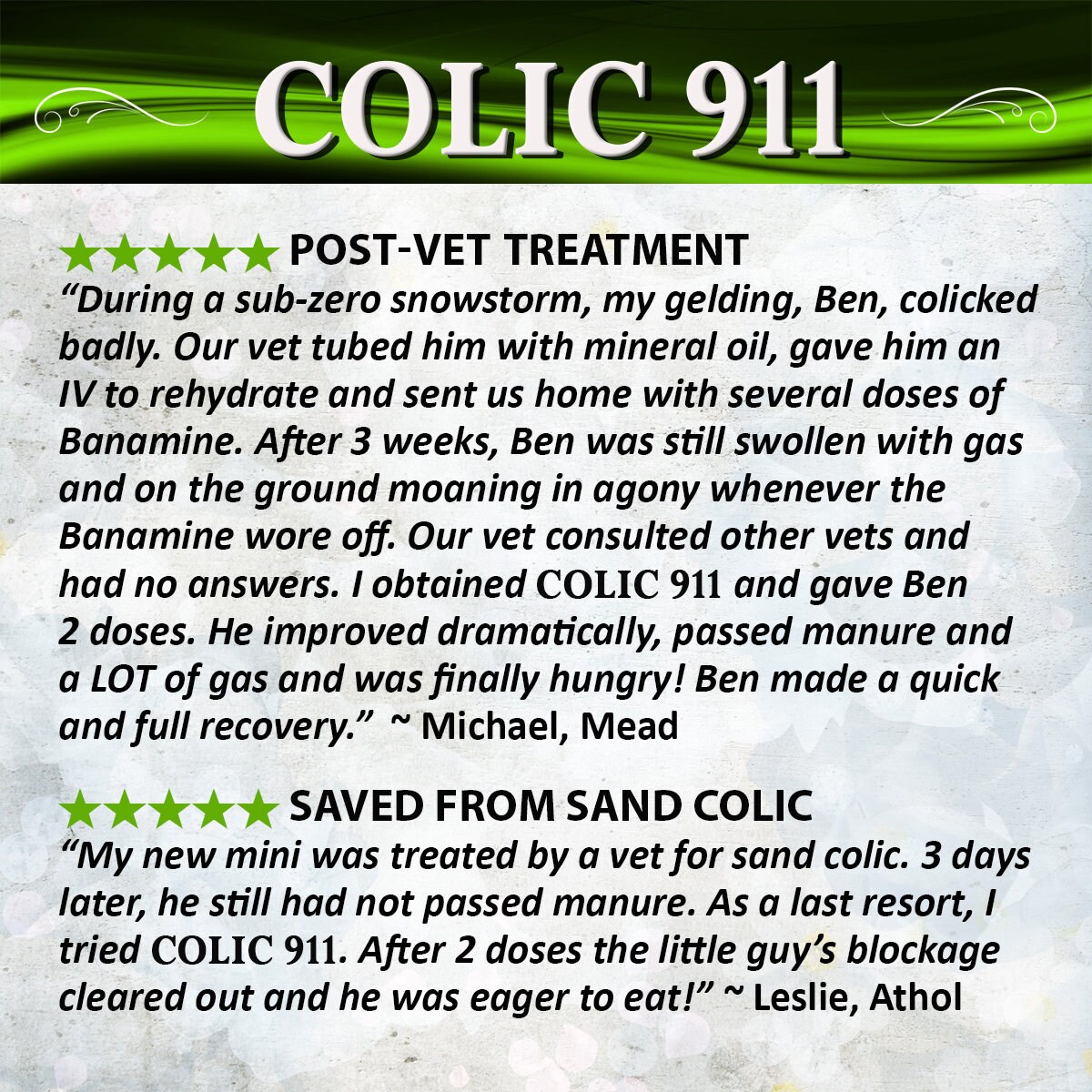 Horse Wormer Equi-Spaz Horse Colic Relief - Fast Acting Digestion ...