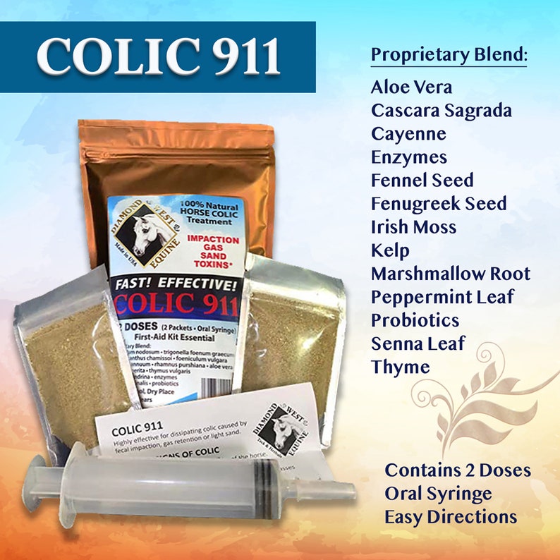 CURE HORSE COLIC in 30-60 Minutes!* Revolutionary, Fast-acting Formula ...