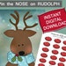 Pin the Nose on the Snowman Printable Game, Printable Christmas Game ...