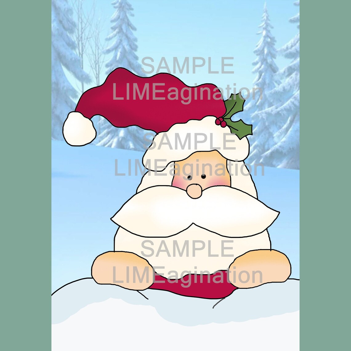 Pin the Nose on Santa Printable Game, Printable Christmas Game, Class ...