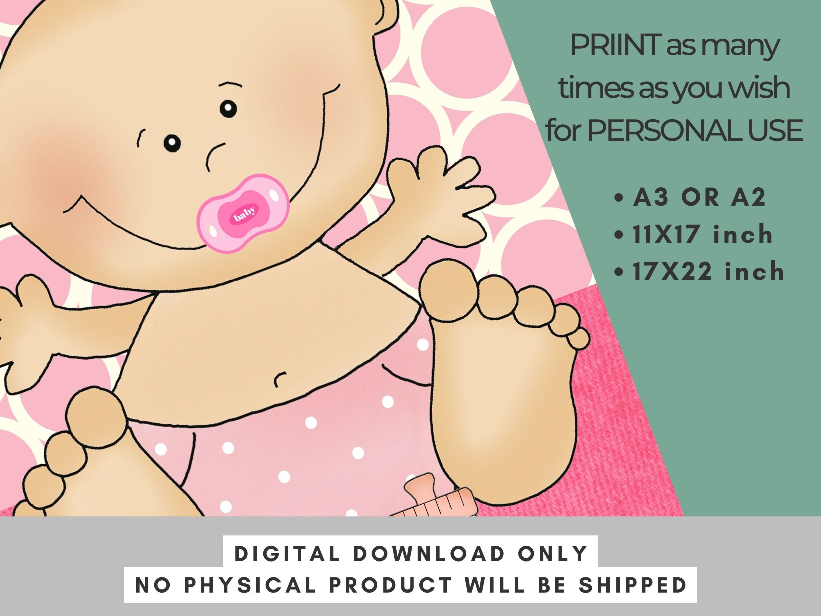 Pin the Dummy on the Baby, Pin the Pacifier on the Baby, Printable Baby ...