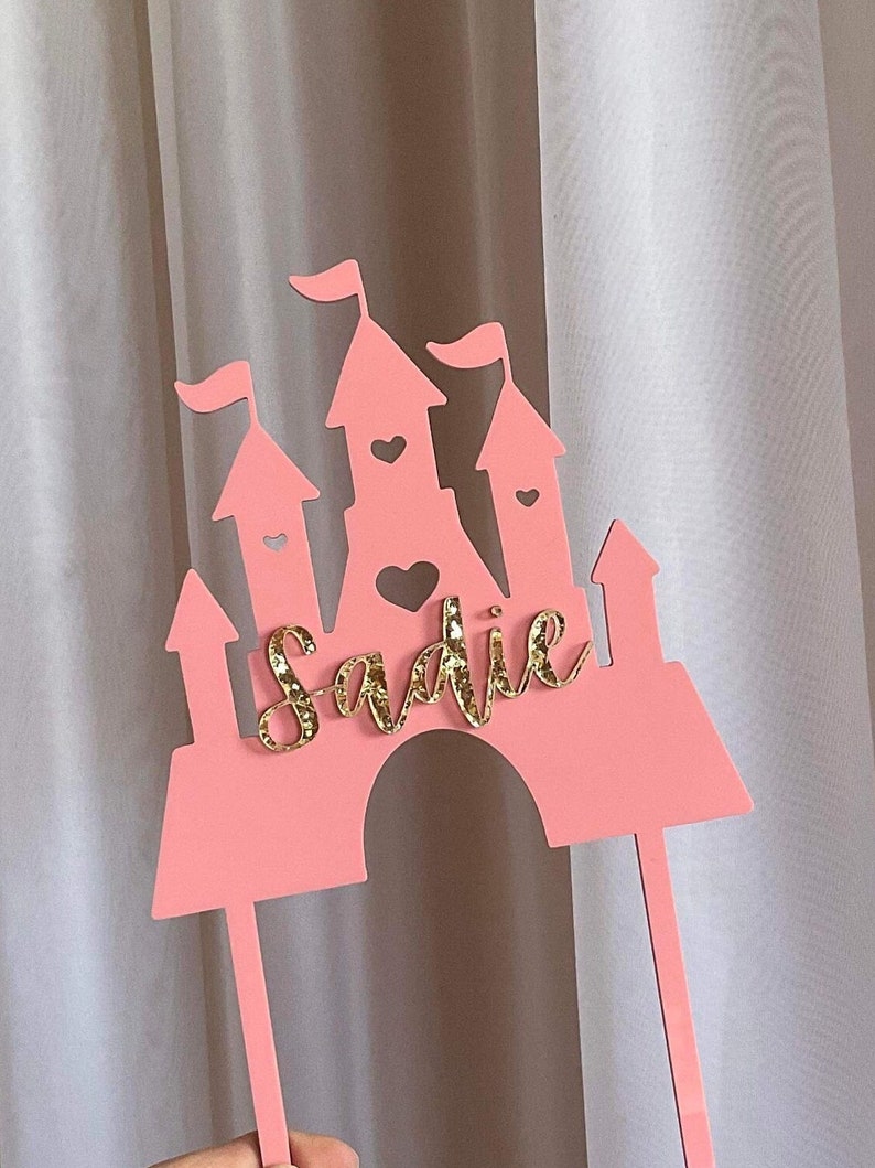 Princess Castle Cake Topper - Etsy