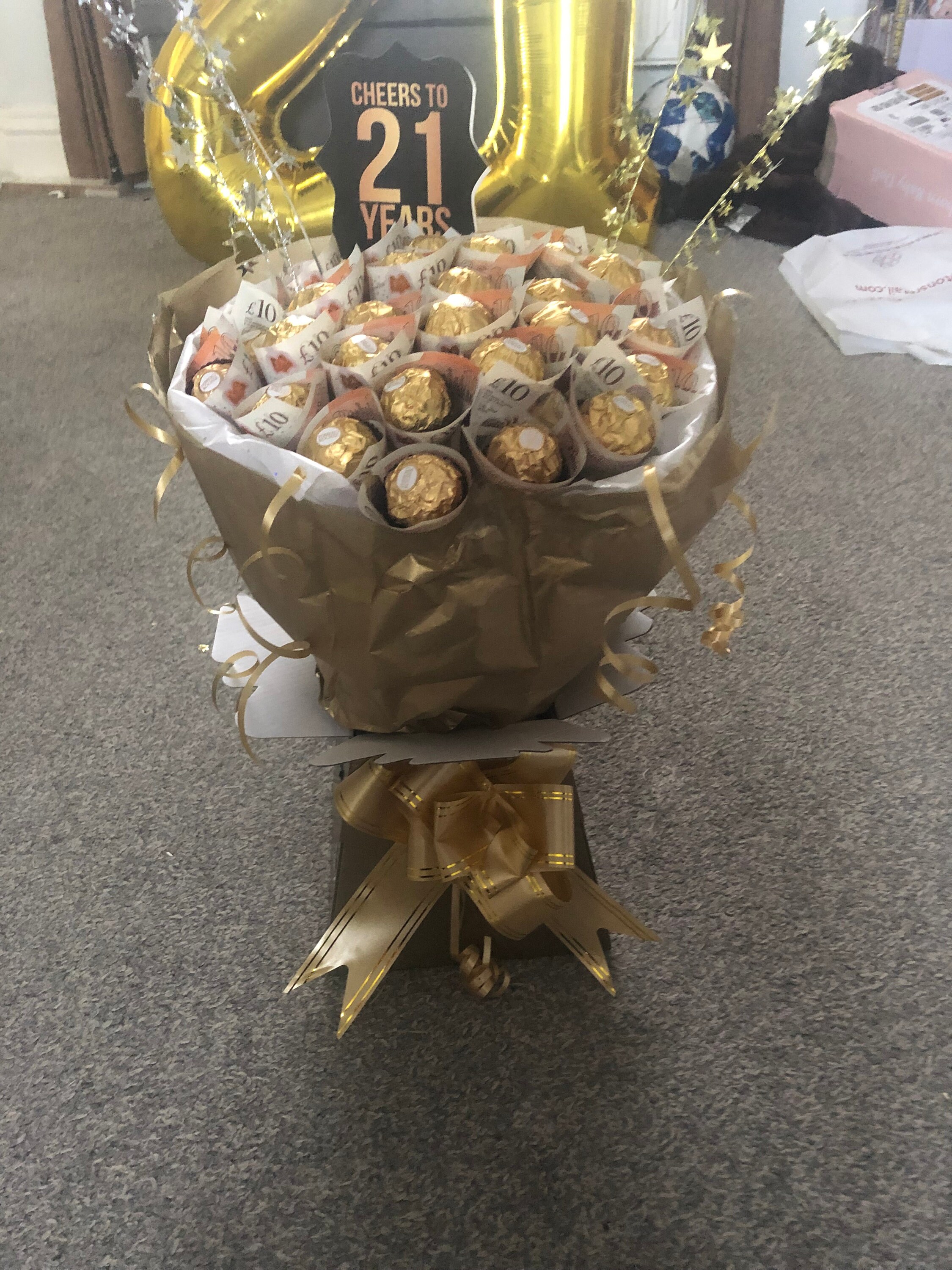 Chocolate Bouquets With or Without Money - Etsy