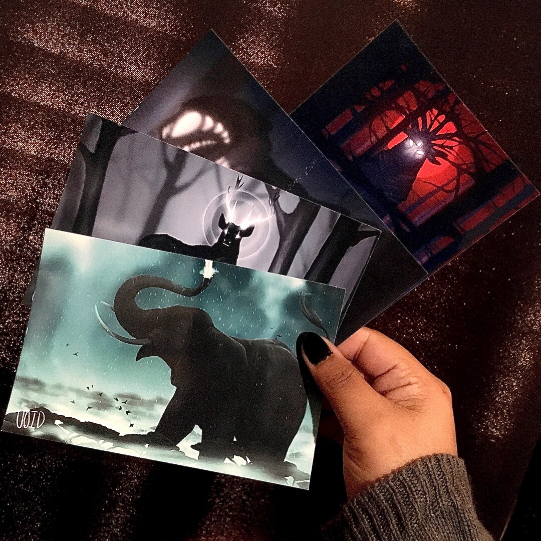 Art Print Postcards - Individual/set of 4 - Etsy