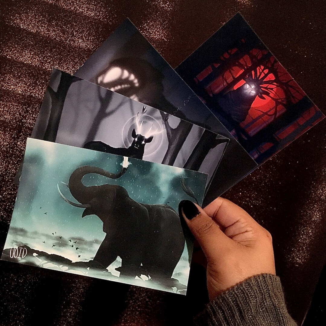 Art Print Postcards Individual/set of 4 - Etsy