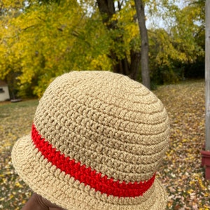 Luffy Crochet Hat One Piece - Etsy