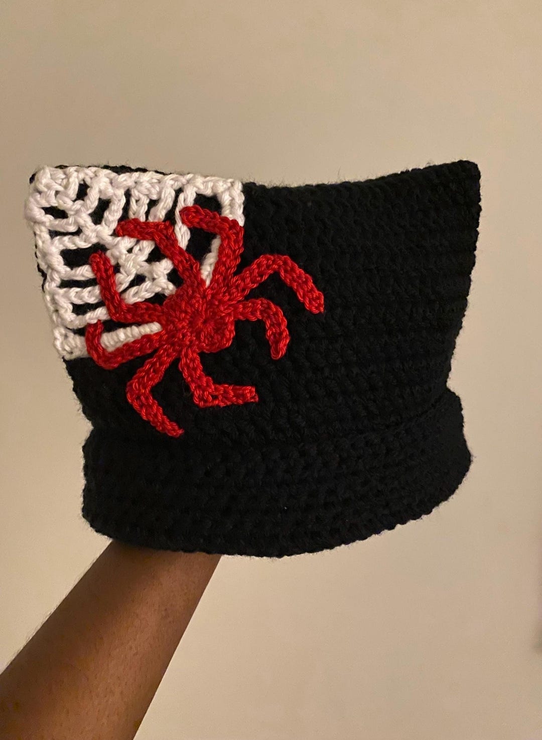 Spider Web Cat Ear Beanie | Spider Web Beanie | Miles X Spiderman ...