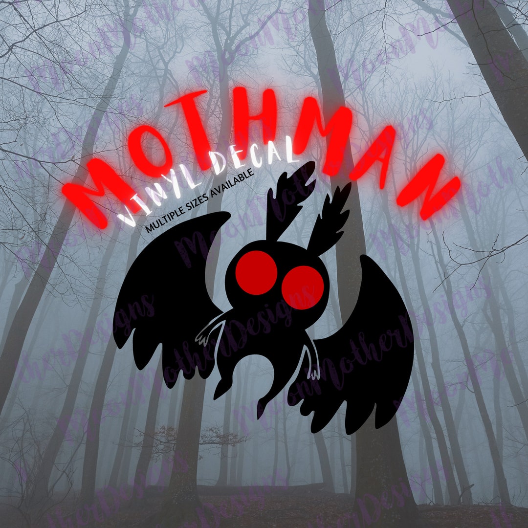 MOTHMAN Vinyl Decal Multiple Sizes Available - Etsy