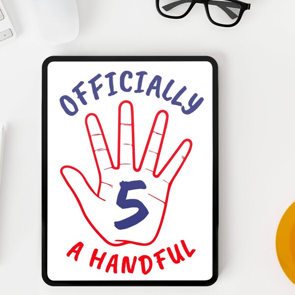 Officially a Handful Invitations - Etsy