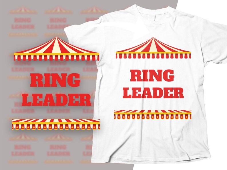 Circus Tent Ringleader Sign, Kids Birthday Party Printable, Carnival ...