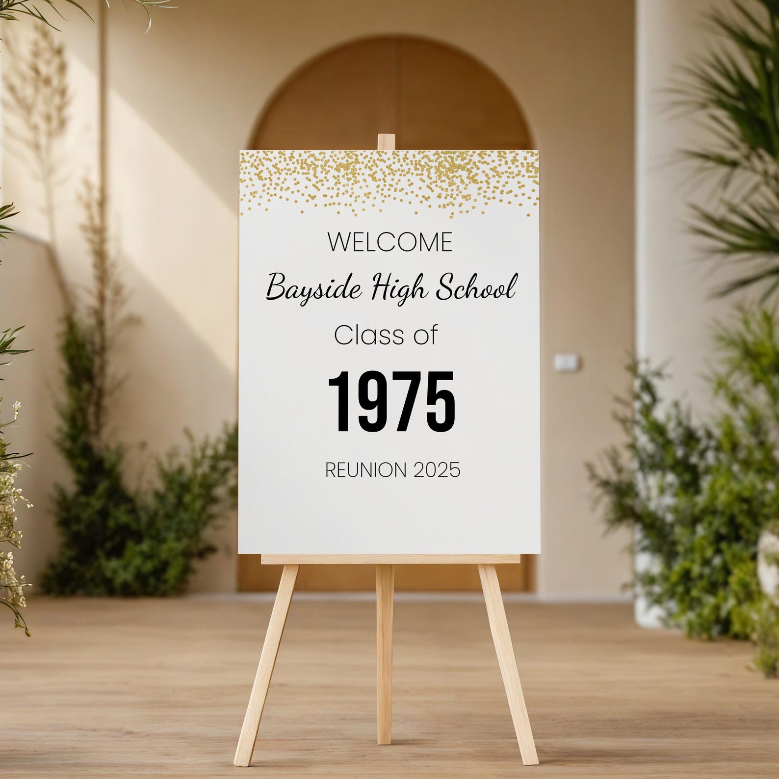 Reunion Welcome Sign Template Digital, Editable High School Reunion ...