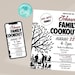 Family Cookout Invitation Template, Customizable Family Event Flyer ...