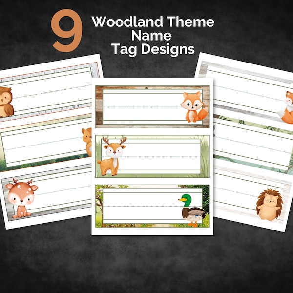 Woodland Classroom - Etsy