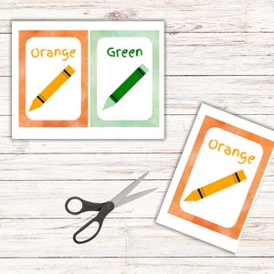 Crayon Color Posters Set for Preschool Classroom, Educational Wall Art ...