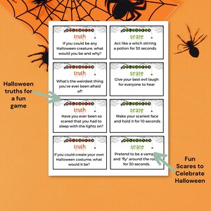 Halloween Truth or Scare Game, Office Party, Kid Friendly Halloween ...