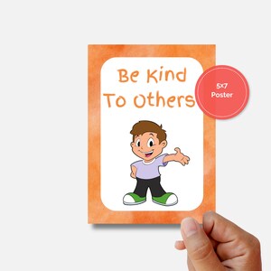 10 Classroom Rules Posters, Preschool and Daycare Decor, Printable Wall ...