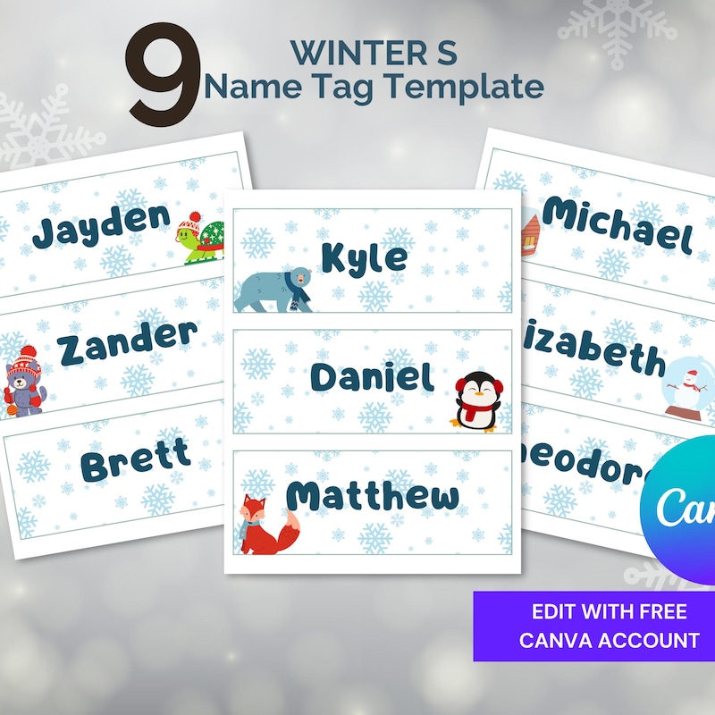 Cubby Name Tags - Etsy