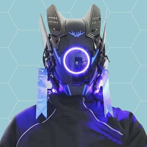Cyberpunk Mask - Etsy