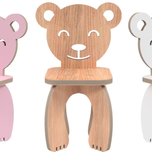 Kids Table and Chair Dxf Svg Cut File CNC Router Cutting Plan - Etsy