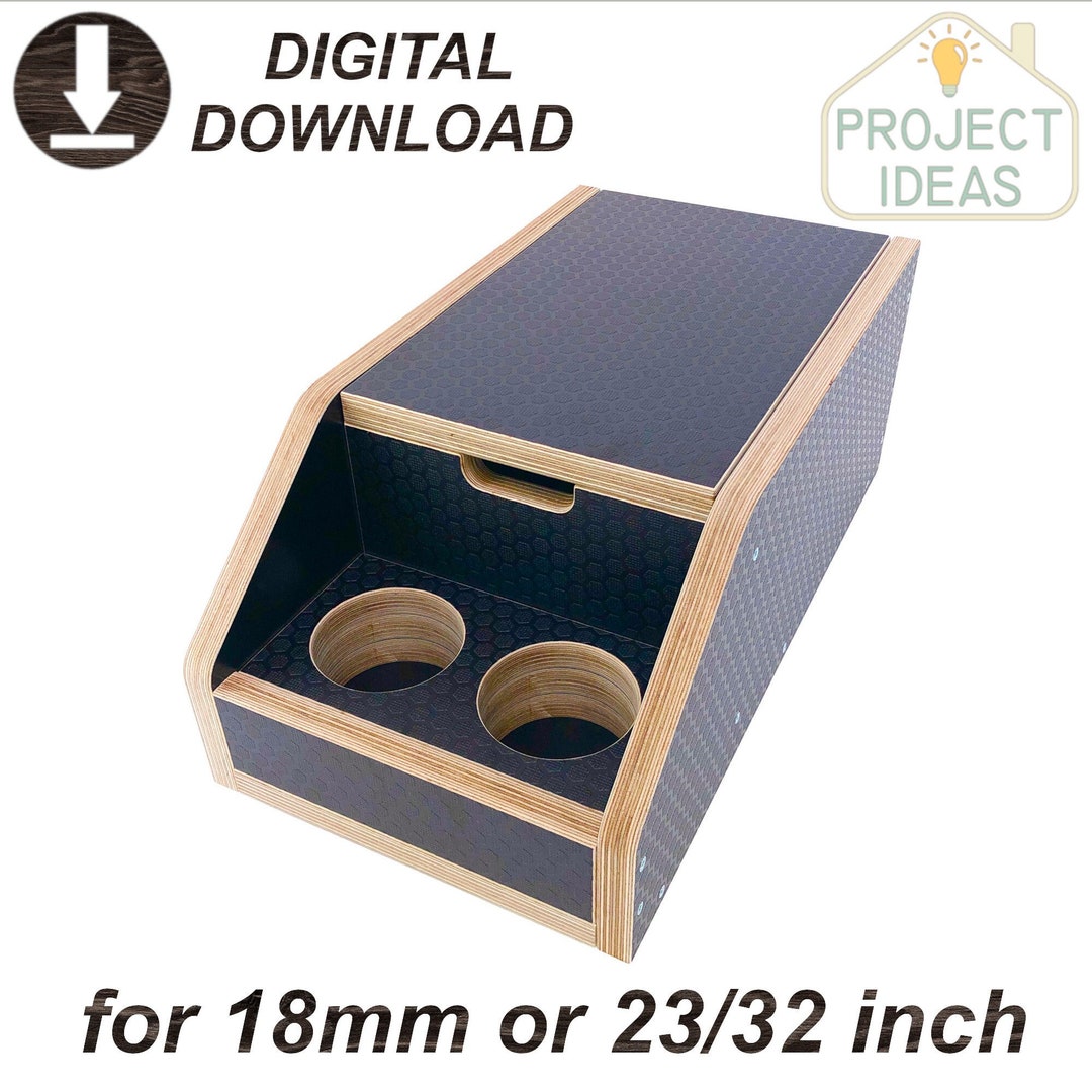 Storage Box / Center Console VW T5/T6, CNC Router Cut Pattern, Cutting ...