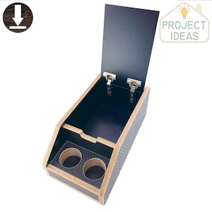 Custom Storage Box / Individual Center Console Vector File, Dxf-svg-pdf ...