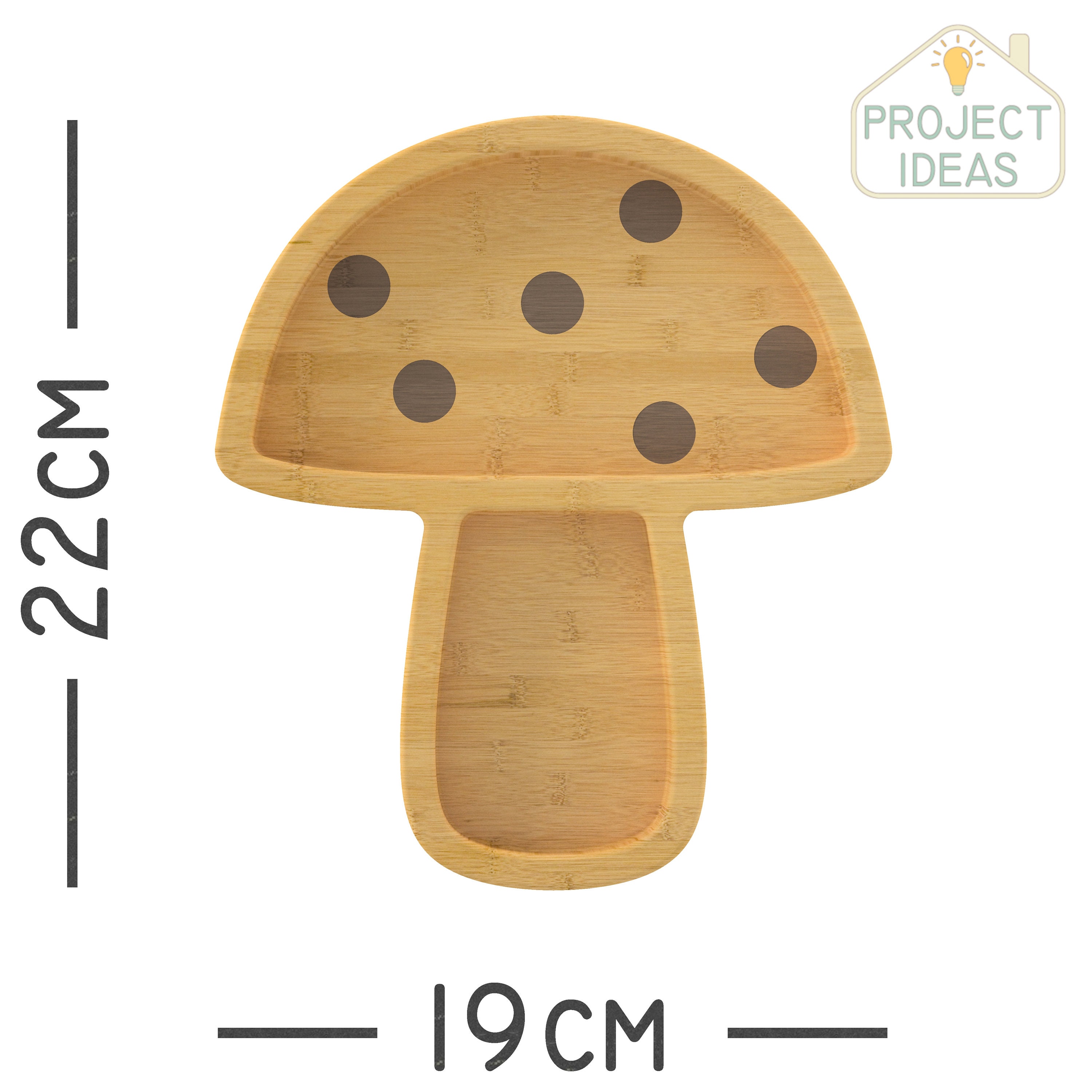 CNC File for Wood – Mushroom Serving Plate - Etsy
