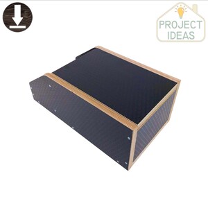 Storage Box / Center Console VW T5/T6 DIY Template, Cutting Pattern ...