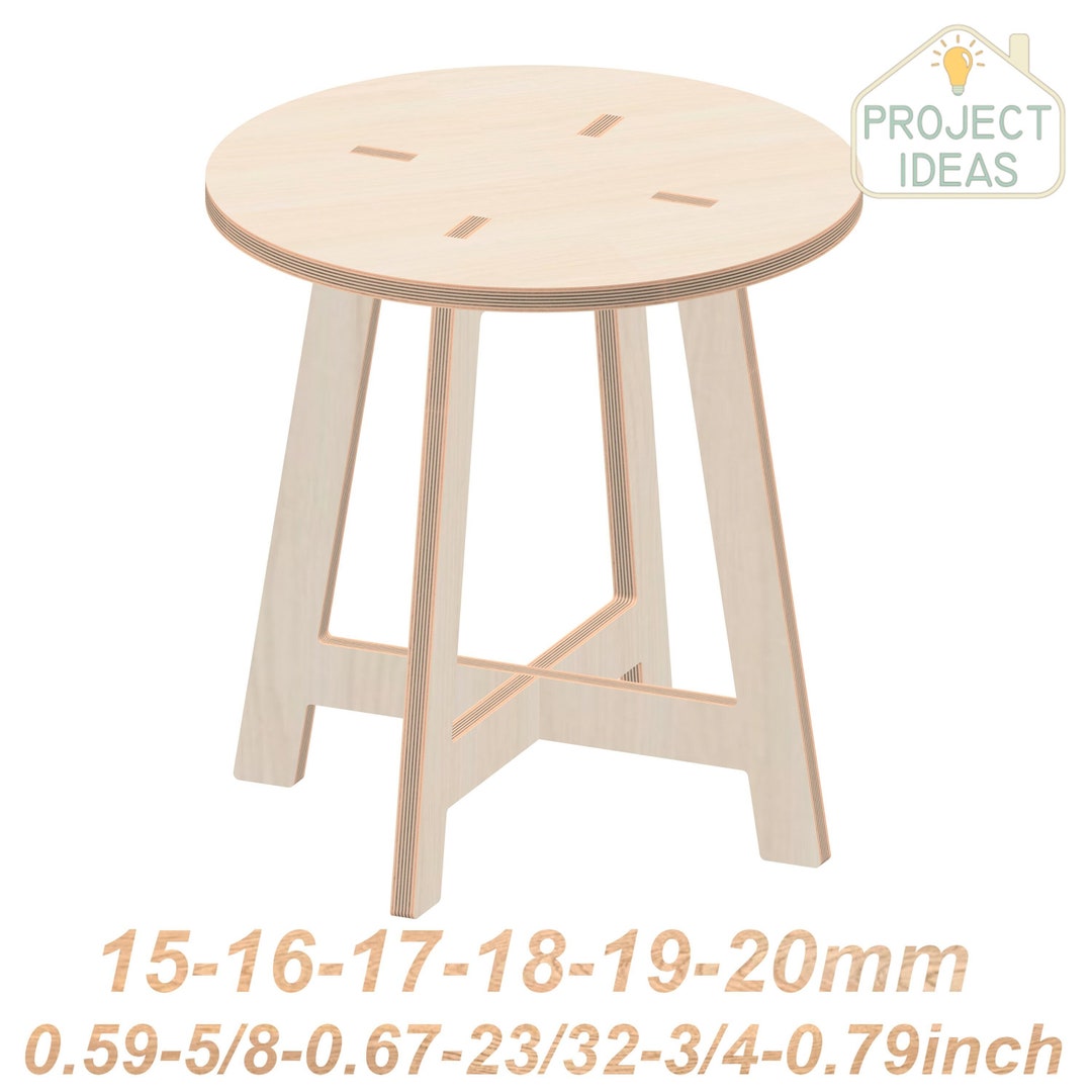 Coffee, Side Table Vector File, Dxf-svg-eps-stl-pdf, Laser & CNC Router ...