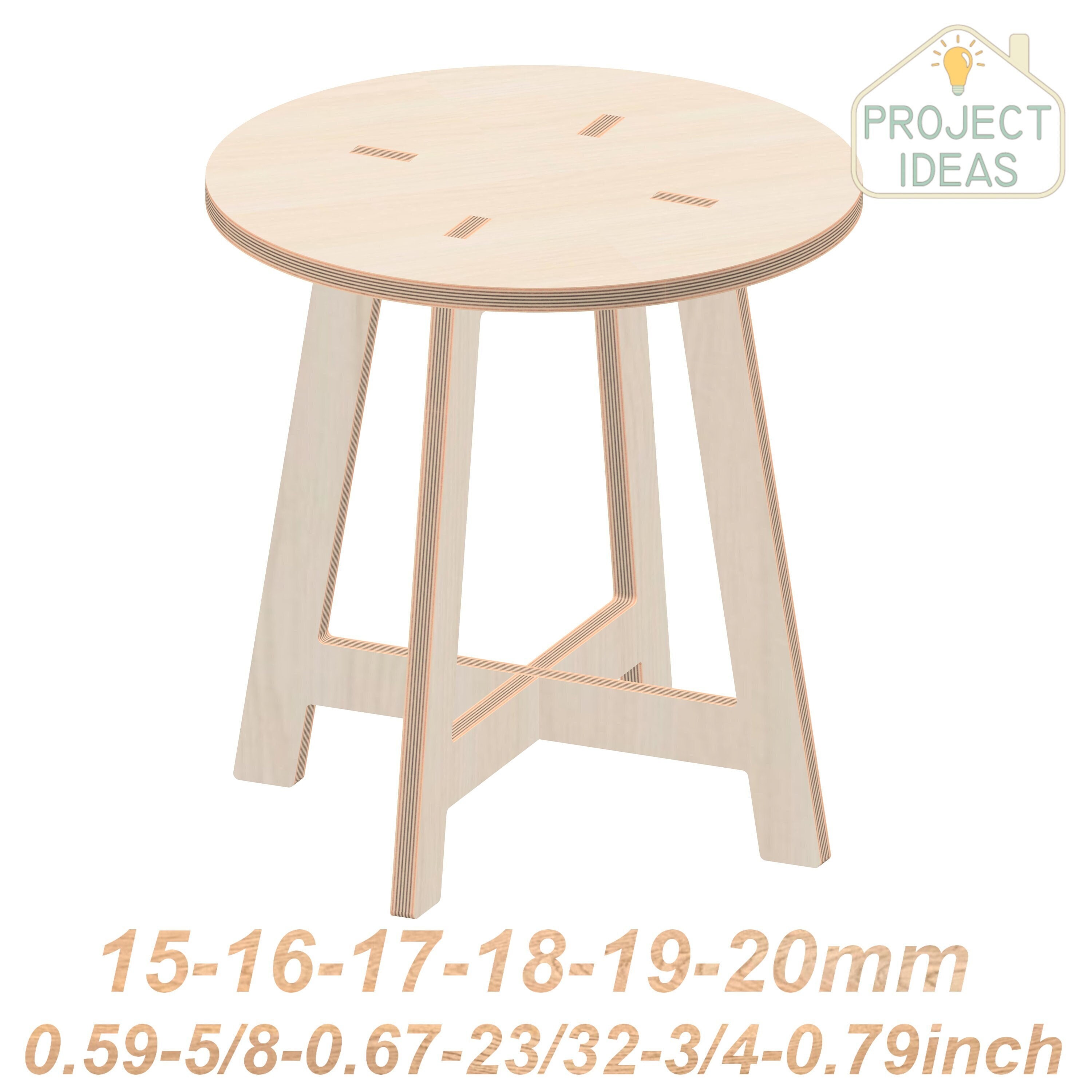 Coffee, Side Table Vector File, Dxf-svg-eps-stl-pdf, Laser & CNC Router ...