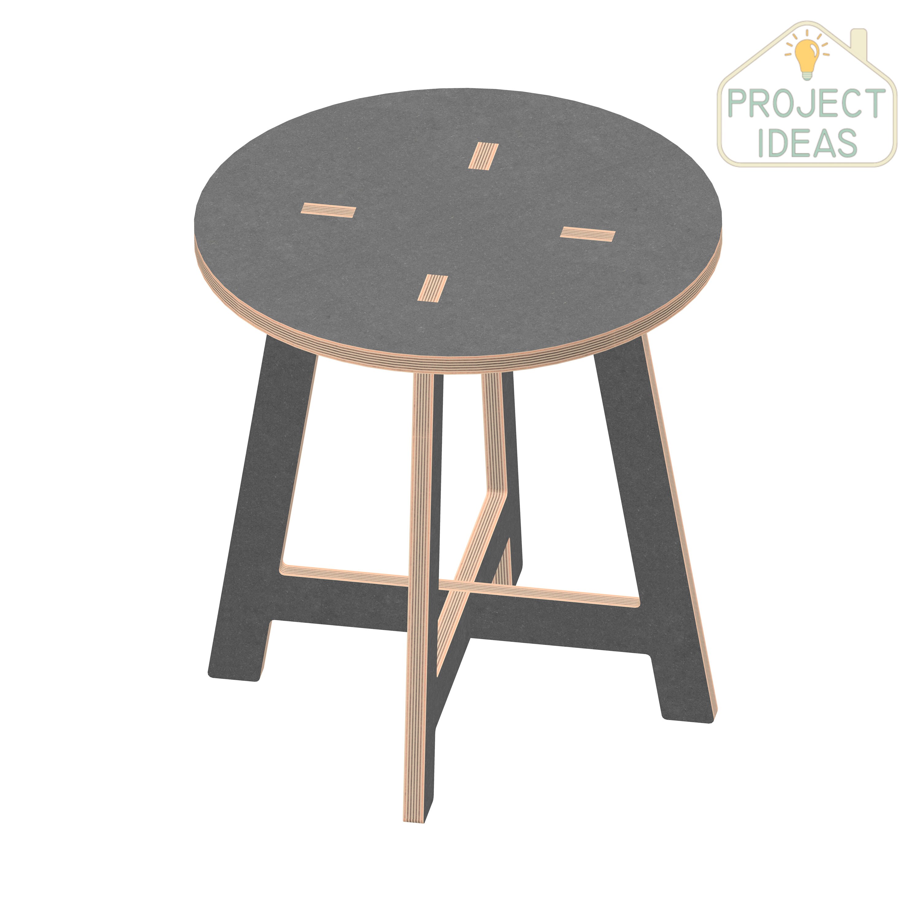 Coffee Side Table Vector File Dxf-svg-eps-stl-pdf Laser & - Etsy