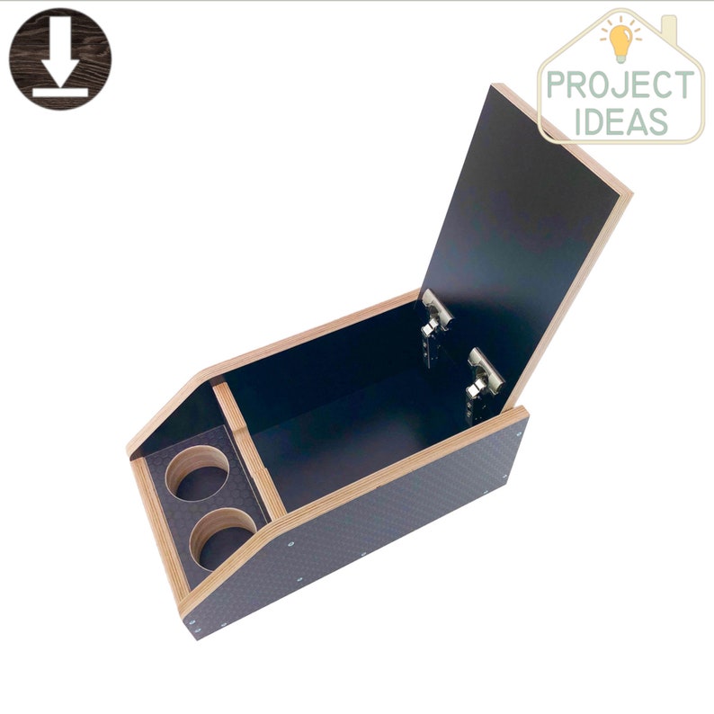 Custom Storage Box / Individual Center Console Vector File, Dxf-svg-pdf ...