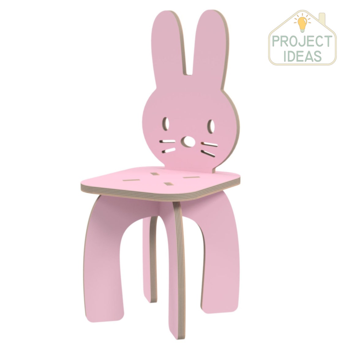 BUNNY / RABBIT Chair Vector File Dxf-svg-pdf Laser & CNC - Etsy