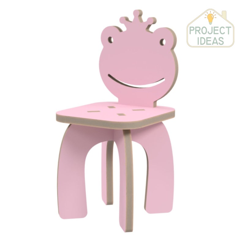 FROG KING Chair Vector Files Dxf Svg Pdf Laser & CNC - Etsy