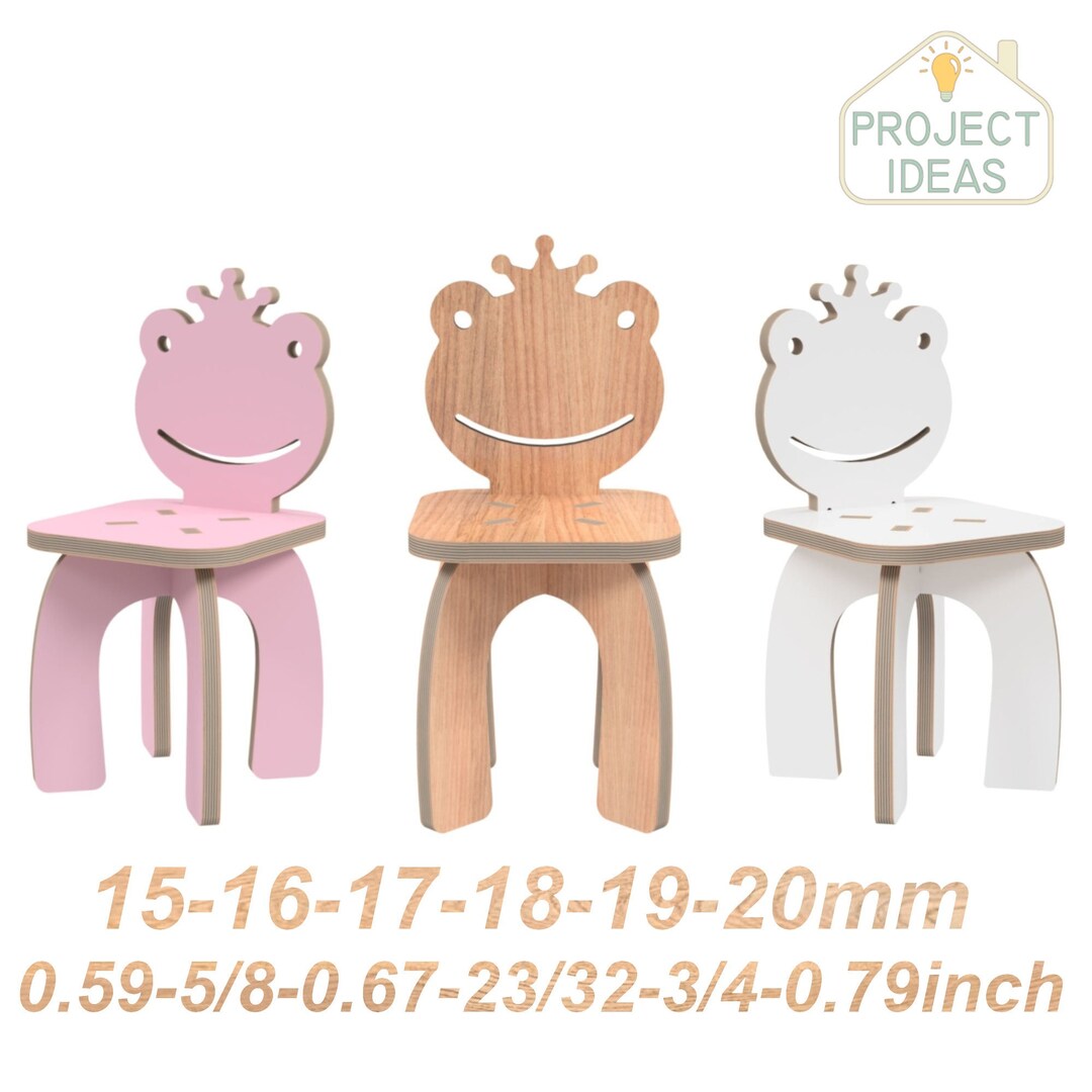 FROG KING Chair Vector Files, Dxf, Svg, Pdf, Laser & CNC Router Cut ...