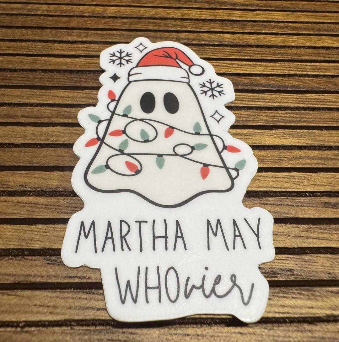 Martha May Whovier - Grinch Sticker | Christmas | Grinch | Ghost | Jim ...