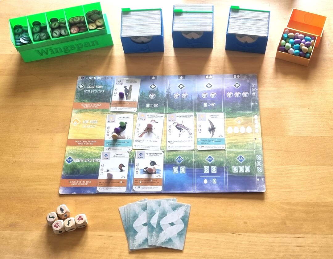 3D Printed Wingspan Game / Box Organiser - Etsy UK